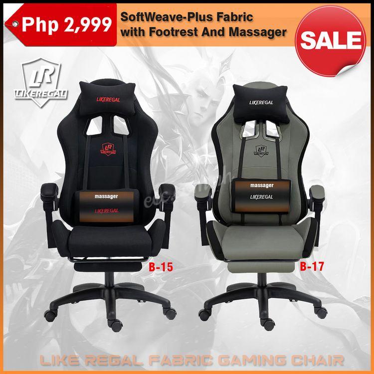 EIGENPOST - LIKE REGAL soft weave fabric Gaming Chair